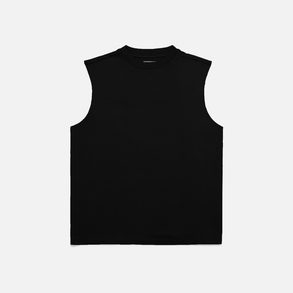 Jual Commongoods Kaos Tanktop - Black (Hitam) | Shopee Indonesia