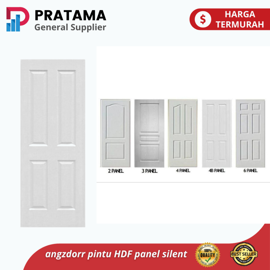 Jual Pintu HDF Panel Silent / Pintu Utama / kos / kantor dll ...