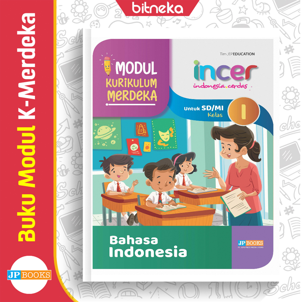 Jual Buku Modul Soal Bahasa Indonesia SD/MI Kelas 1 Incer Kurikulum ...