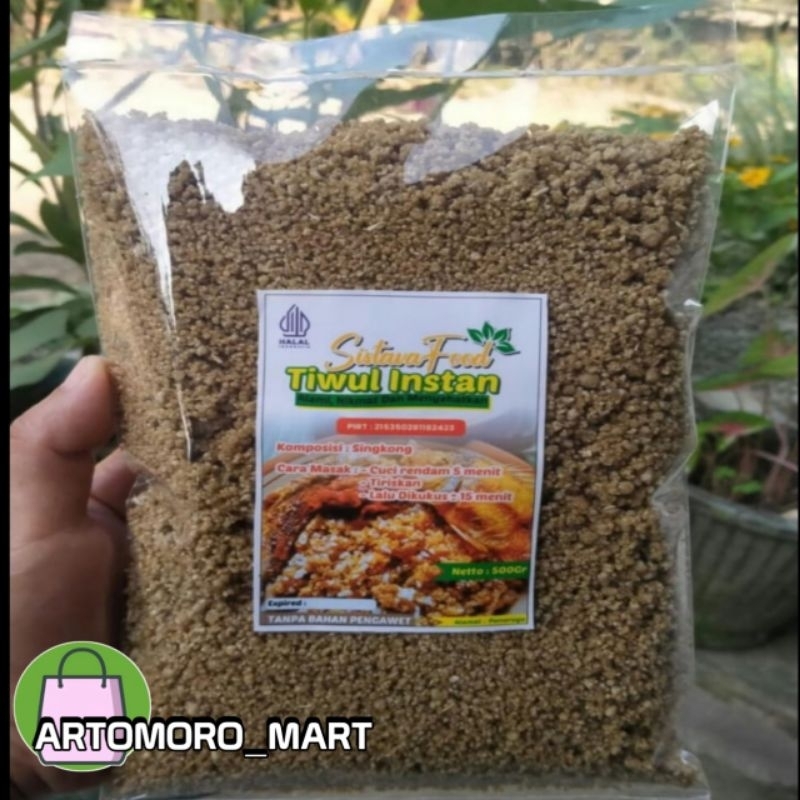 Jual Tiwul Instan kemasan 500gr | Shopee Indonesia