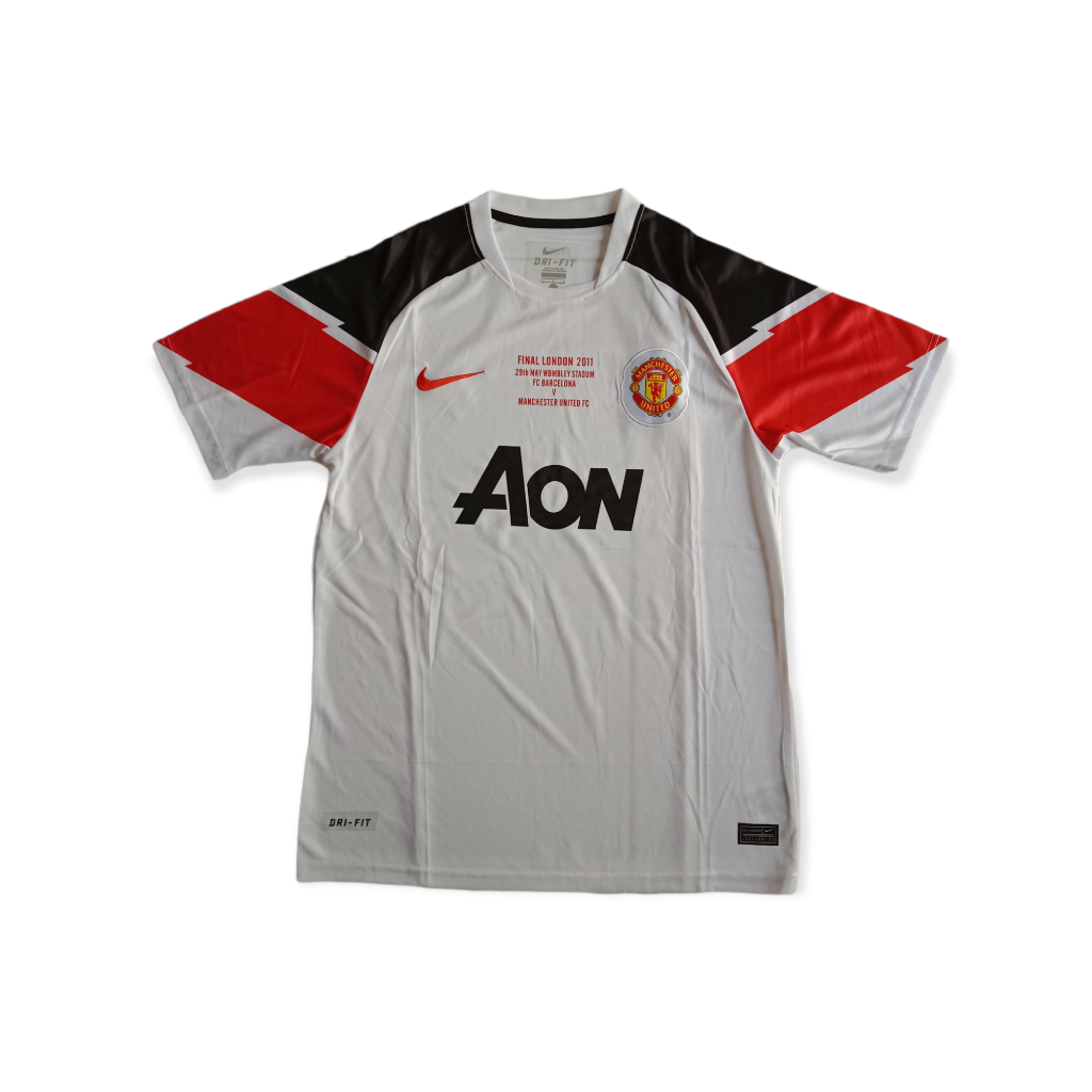 Jual Jersey Retro MU Manchester United 2011 Final London | Shopee Indonesia