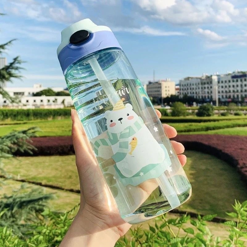 Jual Botol minum karakter/botol air minum /botol minum 500ml | Shopee ...