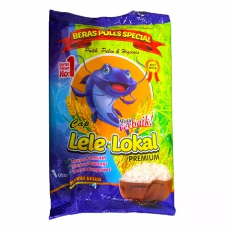 Jual Beras Cap Lele Lokal Premium 1kg | Shopee Indonesia