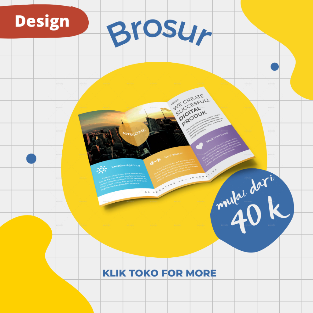 Jual JASA DESAIN GRAFIS DESIGN BROSUR FLYER DLL | Shopee Indonesia