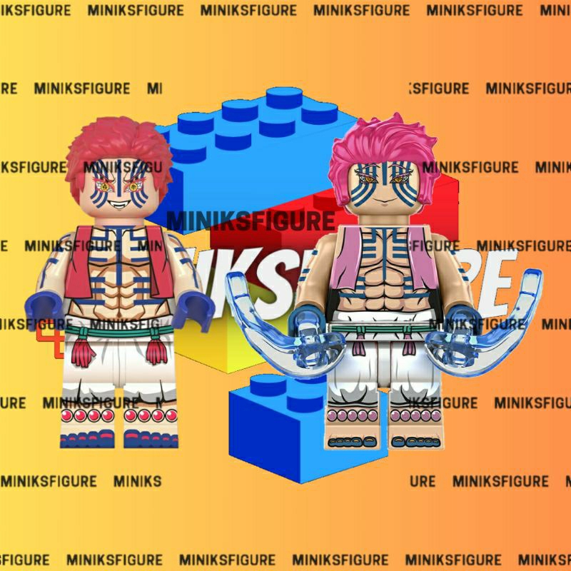 Jual Mainan Balok Susun Edukasi Anak Minifigure Akaza | Hakuji Soyama ...