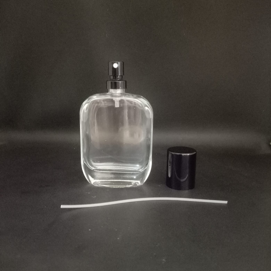 Jual Botol Parfum W5223 50 ml pump press hitam cap hitam 31 mm pcs ...