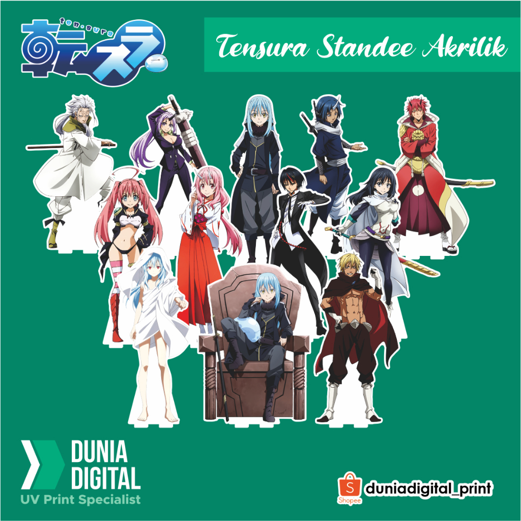 Jual Standee Akrilik Tensura Tensei Shitara Slime Datta Ken | Rimuru ...