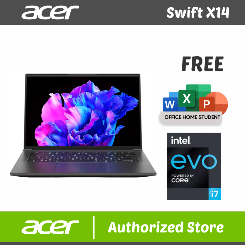 Jual ACER SWIFT X14 SFX14-71G-70KB EVO i7 13700H 32GB 1TB RTX4050 14.5 ...