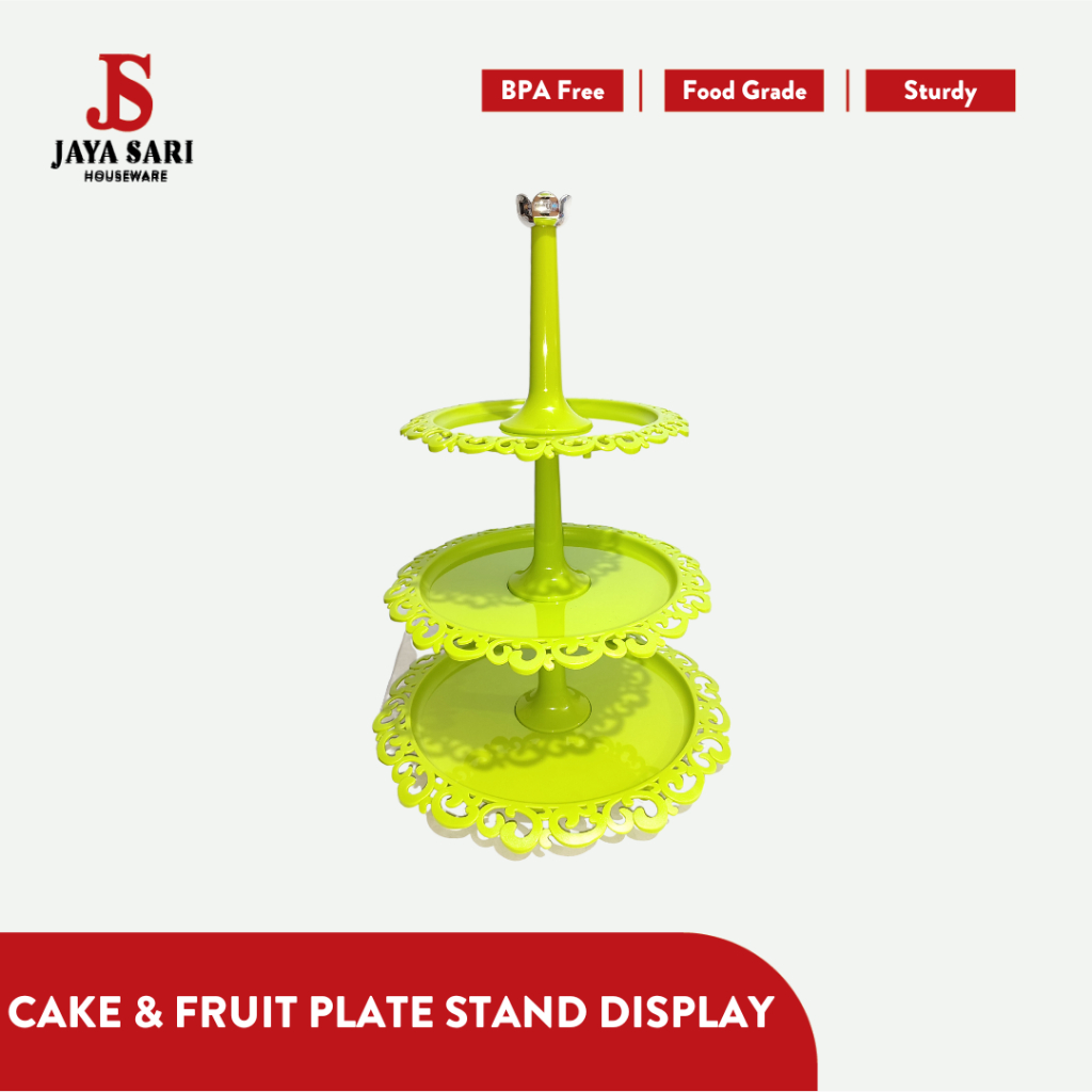 Jual Rak Kue dan Buah 3 Susun Arnis / Fountain Cake and Fruit Tier ...