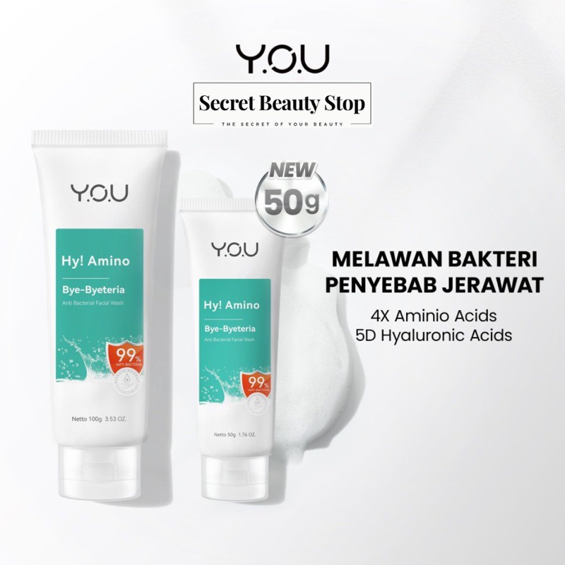 Jual SPECIAL YOU Bye-bye Acne Bundle Set, YOU Hy Amino Bye-byeteria ...