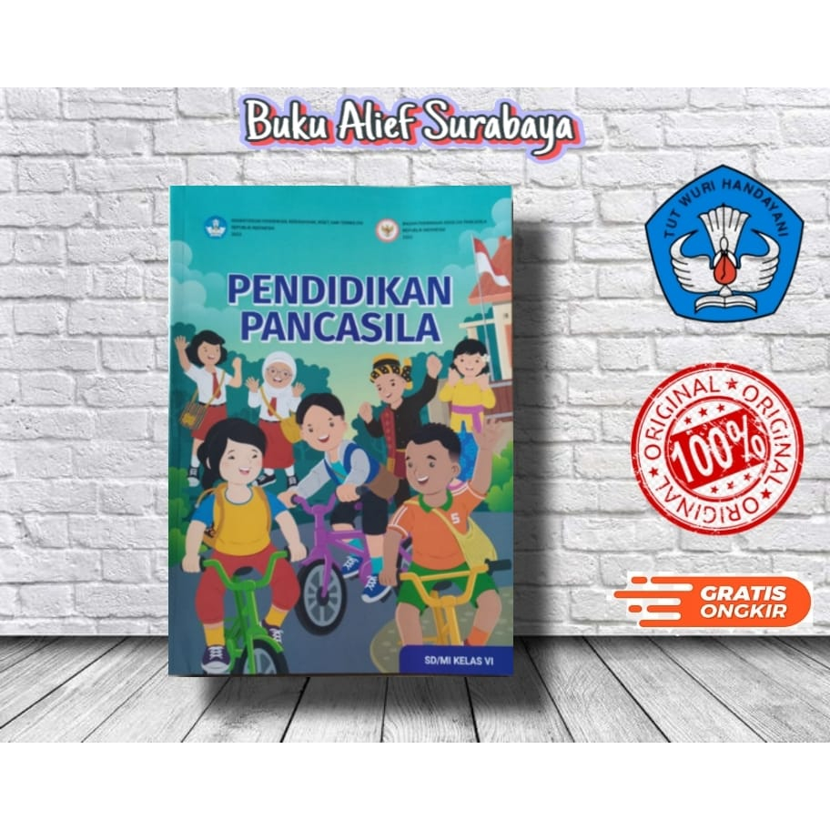 Jual Buku Paket Siswa PENDIDIKAN PANCASILA PPKN SD/MI Kelas 6 Kurikulum Merdeka Kurmer BPIP ...