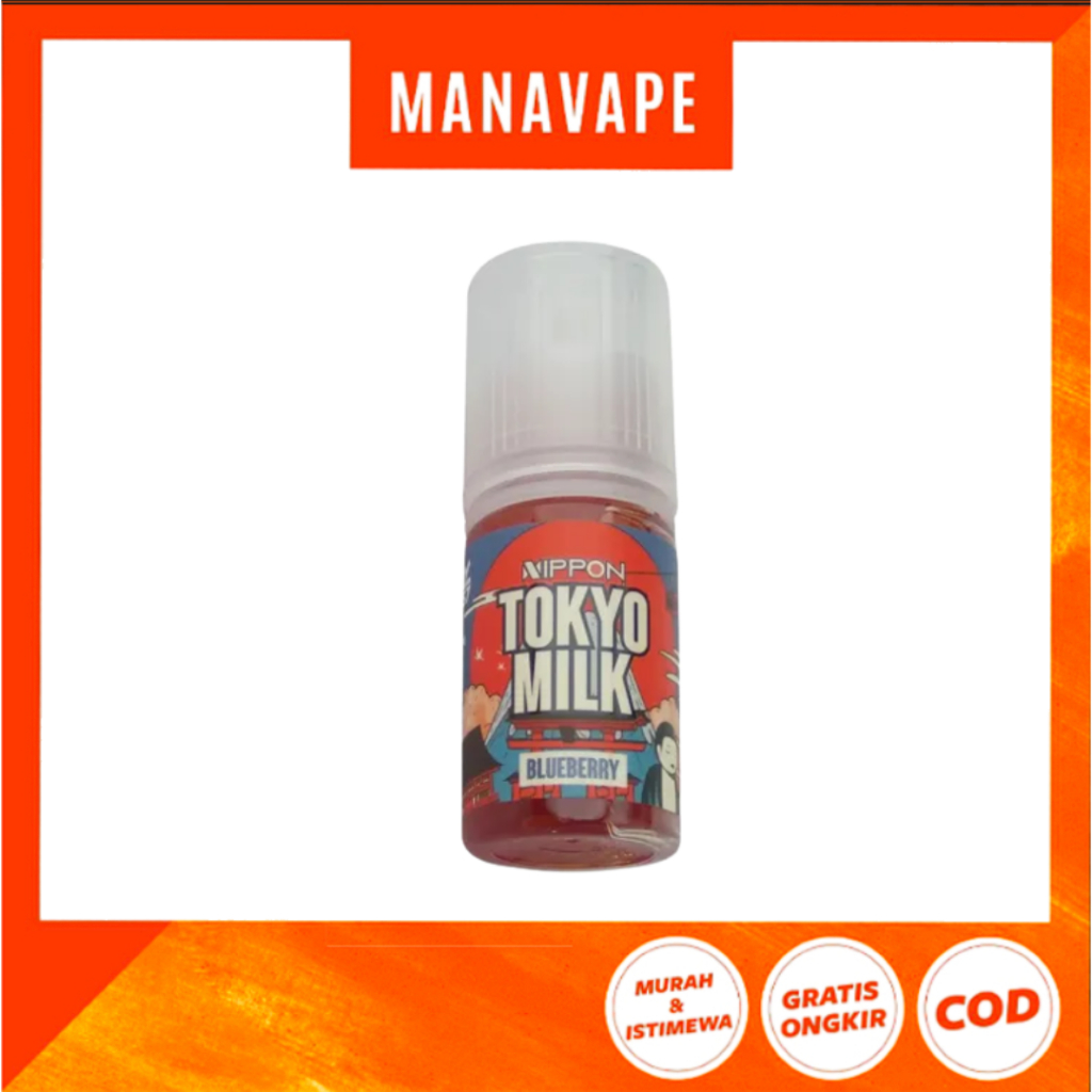 Jual Liquid Nippon Tokyo Milk Blueberry Pods Friendly 30ml | Shopee ...