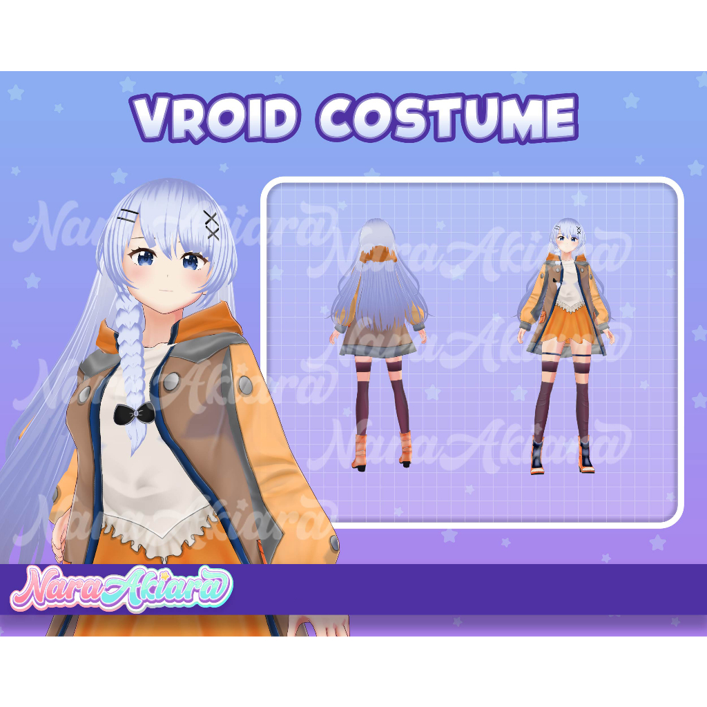 Jual Pilih Gaya Anda Koleksi Kostum Vroid 3D untuk Streaming ...