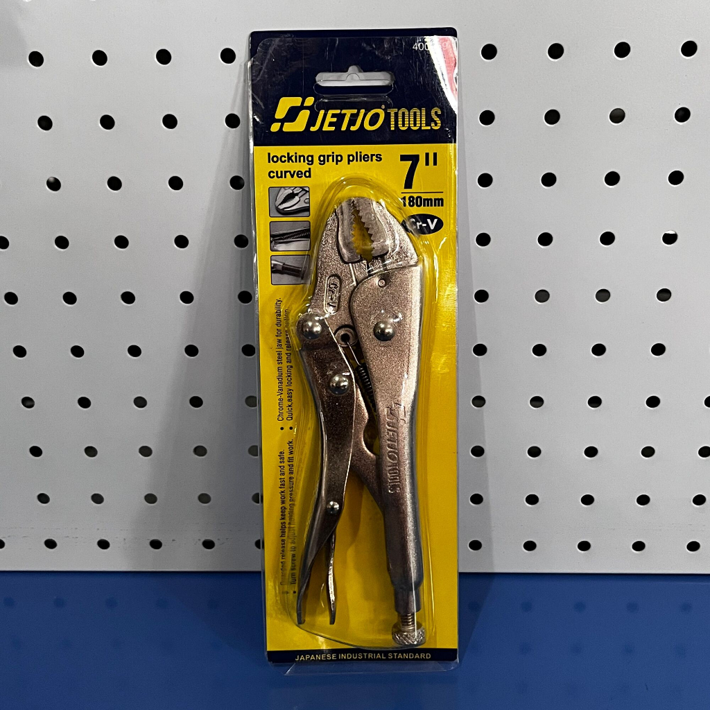 Jual JETJO LOCKING GRIP PLIERS CURVED / TANG JEPIT BUAYA BENGKOK 7 ...
