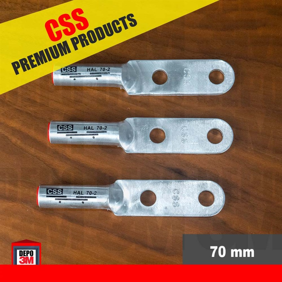 Jual Cable Lug | Skun Kabel Alumunium CSS 70mm 2 Lubang | Shopee Indonesia