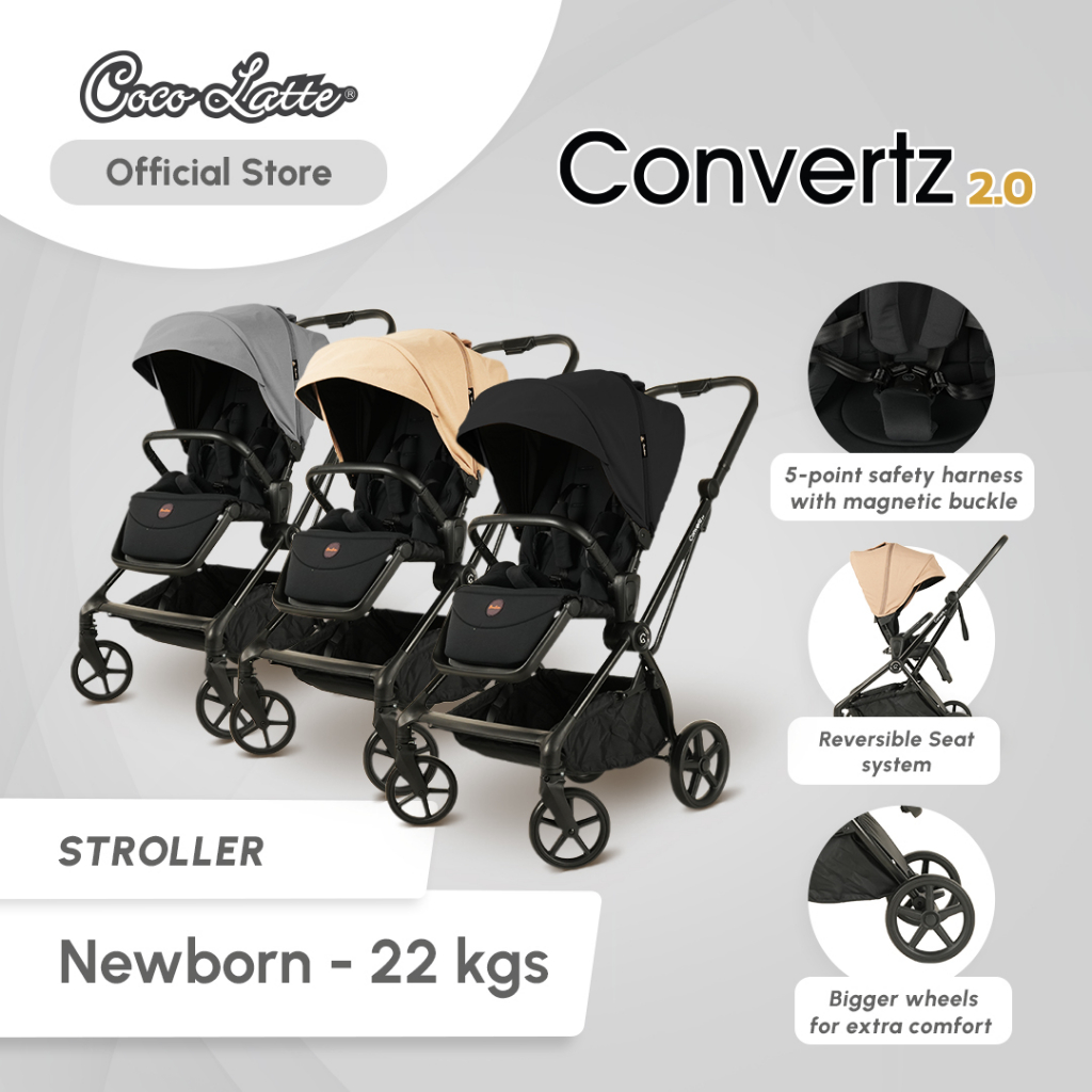 Jual COCOLATTE Convertz 2.0 Stroller | Shopee Indonesia