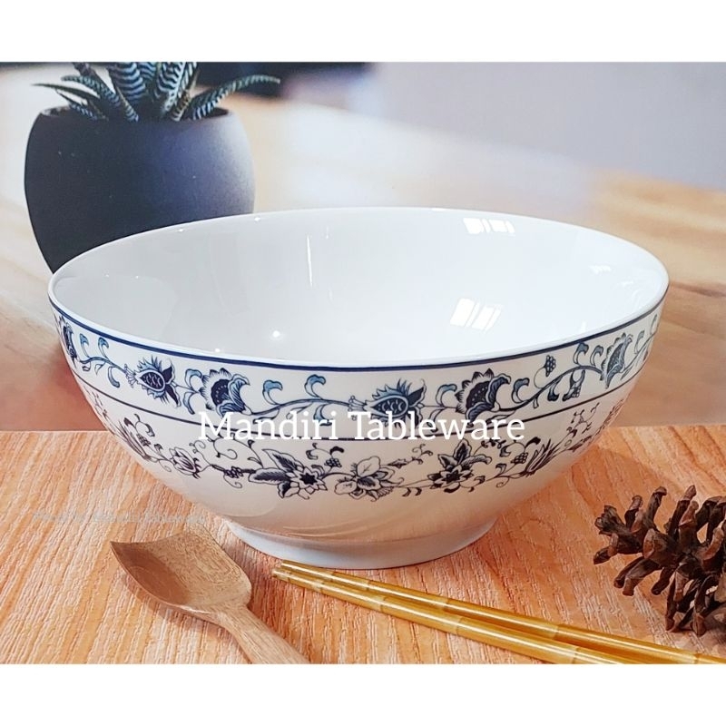 Jual Mangkok Sayur Keramik Ukuran 23 cm | Mangkok Sop | Putih Polos ...