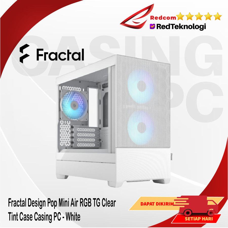 Jual Fractal Design Pop Mini Air RGB TG Clear Tint Case Casing PC ...