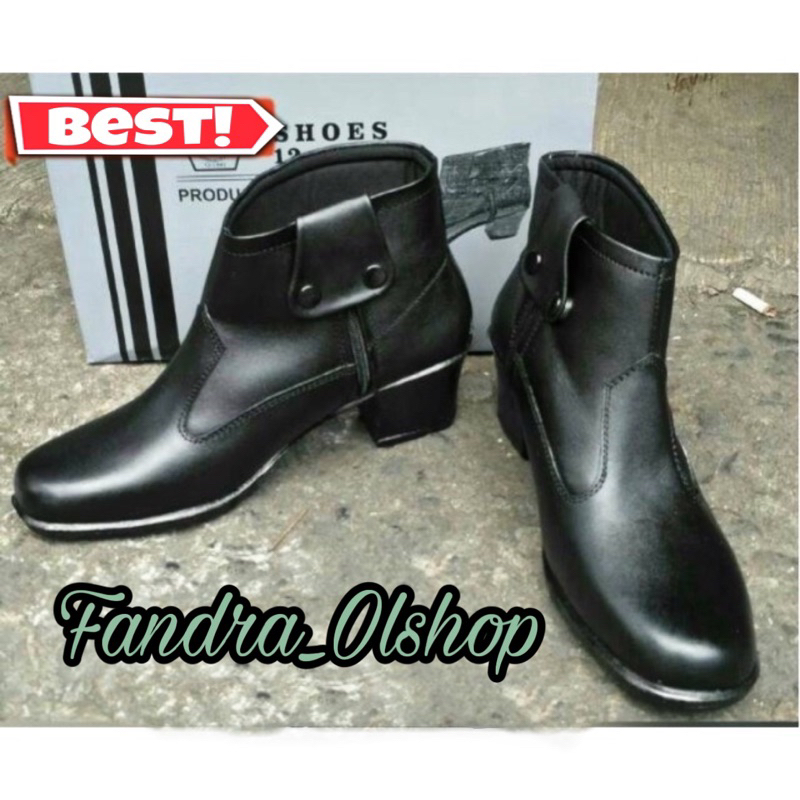Jual Sepatu PDH Wanita Boots PDLSUS Polwan Secwan Kulit Dove Warna ...