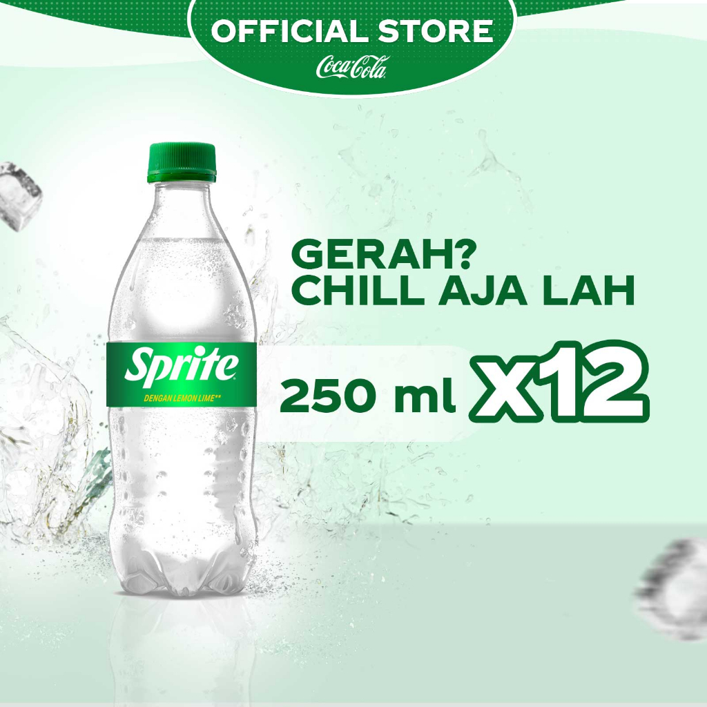 Jual Sprite Lemon Lime Minuman Soda - Botol 250ml x 12pcs | Shopee Indonesia