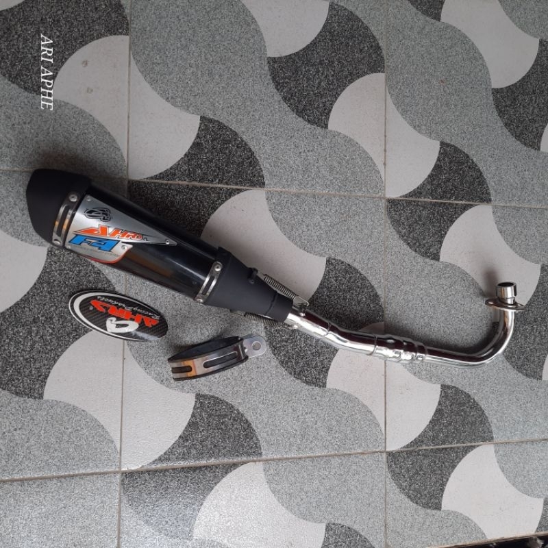 Jual knalpot AHRS F4 original honda BLADE 110 REVO ABSOLUTE SUPRA 110 ...