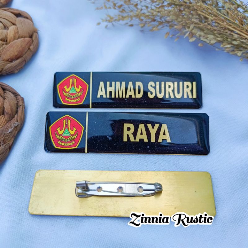 Jual nametag papan nama banser pin nama banser | Shopee Indonesia
