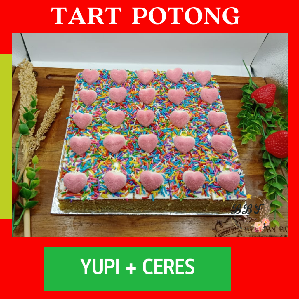 Jual (PO) Bolu Potong Hias / Bolu Jadul / Tart Cheese Toping Meses ...