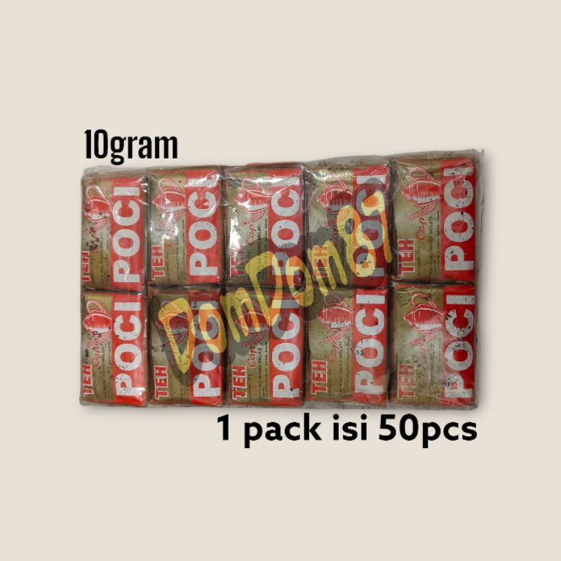 Jual Teh Poci Gold Kemasan 10Gram 1 Pack Isi 50Pcs Teh Poci Gold ...