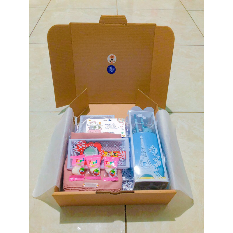 Jual Gift Box (Hijab+Kaca+Mangkuk+Gelas Set) | Shopee Indonesia