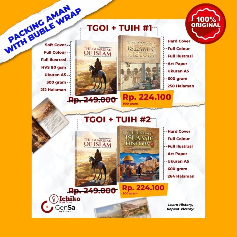 Jual PAKET ZAID BIN HARITSAH JILID 2 The Guardian Of Islam & THE UNTOLD ...