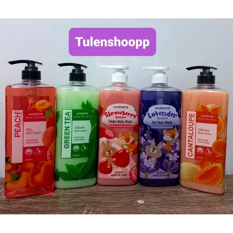 Jual Watsons Scented Shower Gel 1000ml | watsons creambath | Shopee ...
