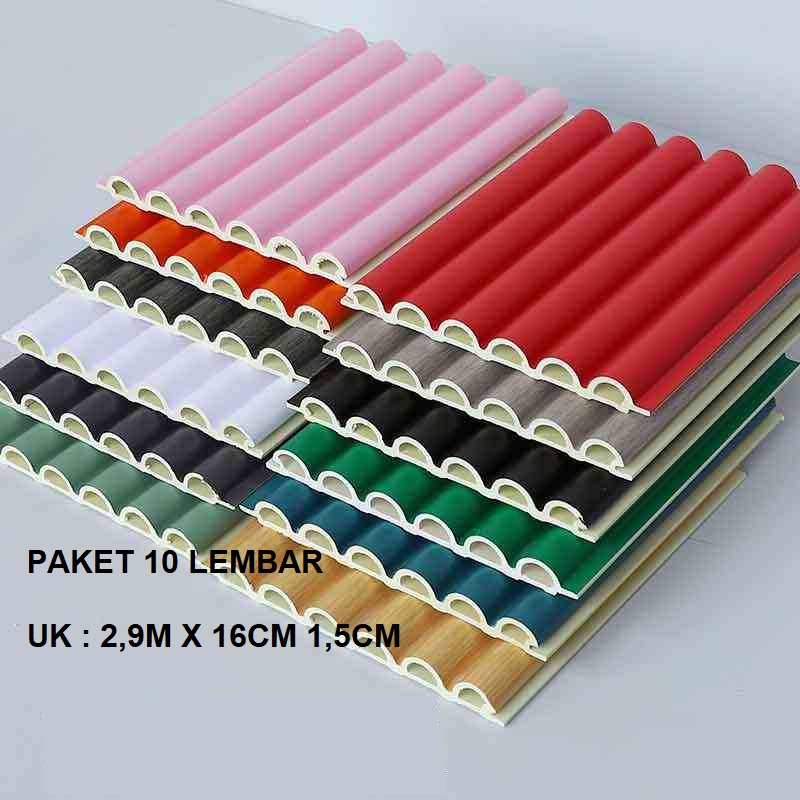 Jual Paket 10 pcs wpc setengah bulat Kode 15B per dus / anti air / anti ...