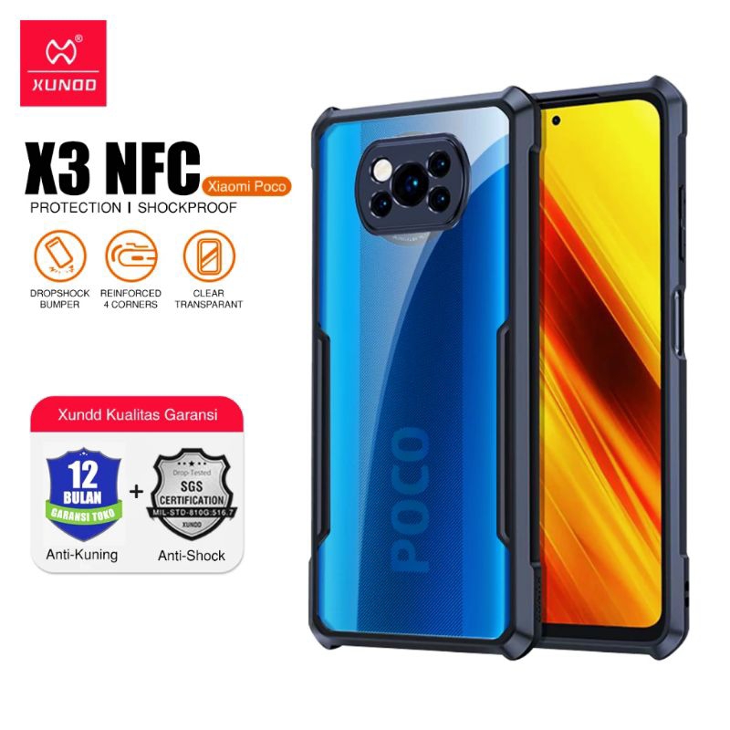 Jual CASE ARMOR TRANSPARAN POCO X3/X3PRO/X3NFC | Shopee Indonesia