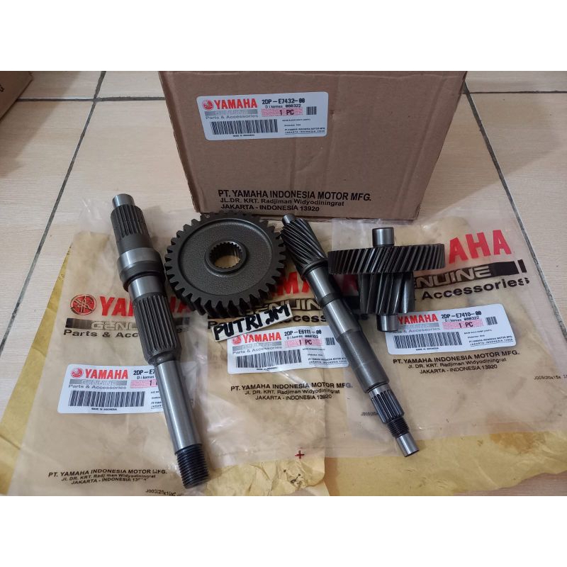 Jual gigi rasio set yamaha nmax 155 asli isi 4 pcs | Shopee Indonesia