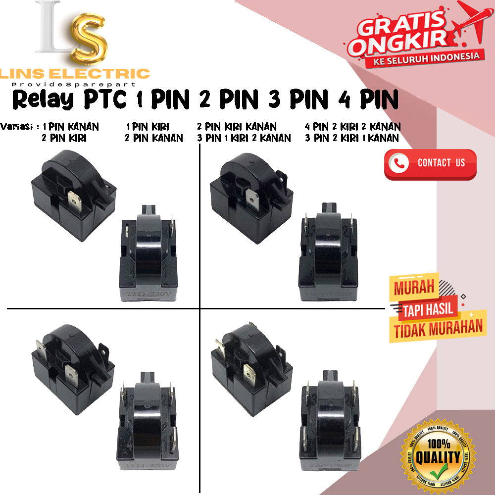 Jual RELAY PTC 1PIN 2 PIN 3 PIN 4 PIN RELAY | Shopee Indonesia