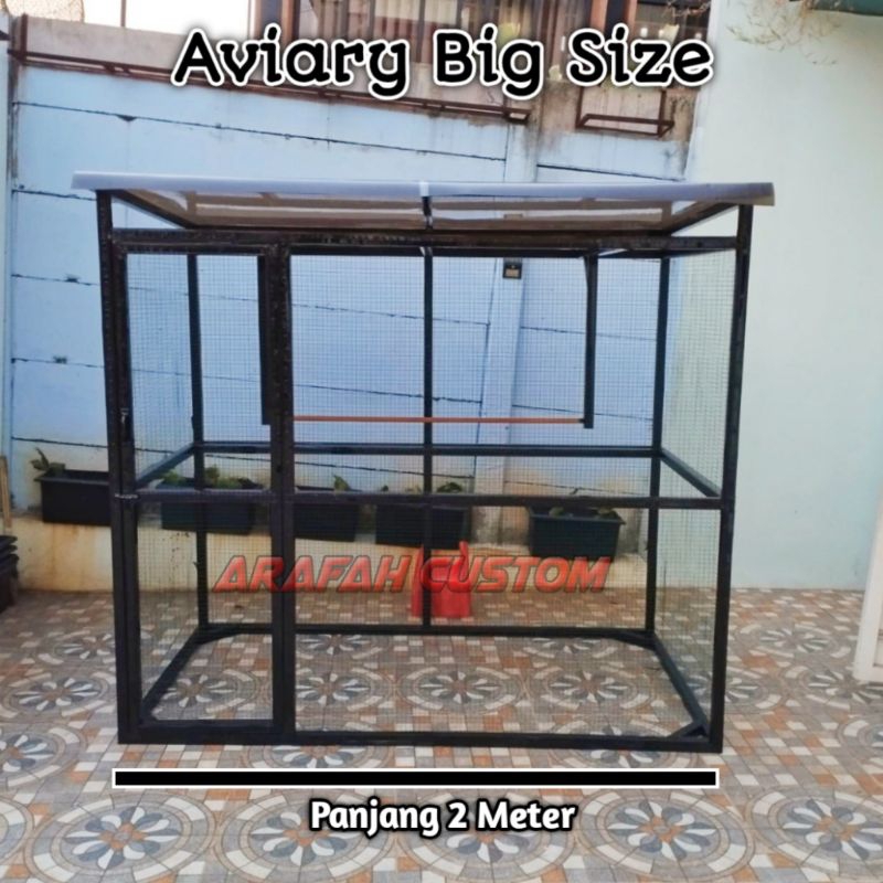 Jual Sangkar Kandang Burung Ternak Koloni Aviary Besar Murai Jalak ...