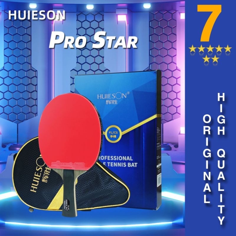 Jual bet pingpong HUIESON Pro 7 bintang - bat tenis meja 7 Stars ...