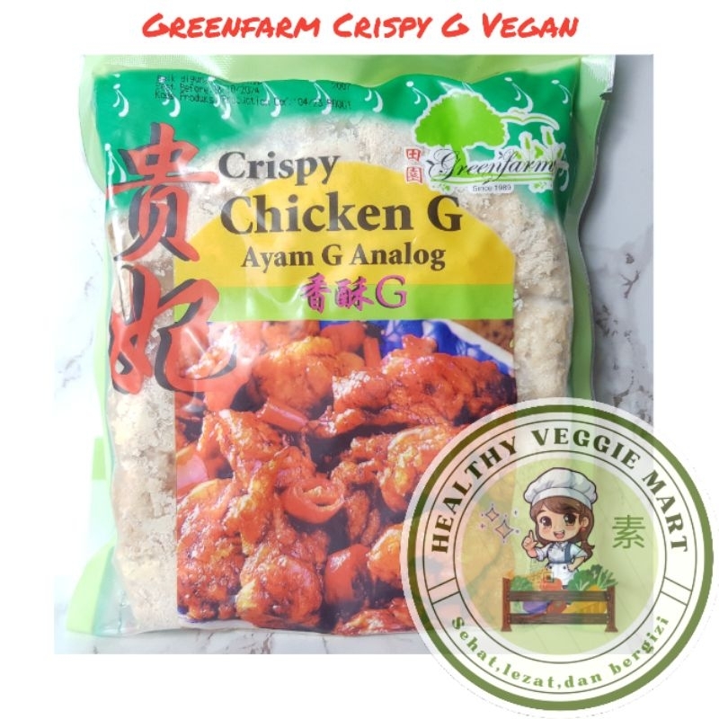 Jual Greenfarm Crispy Chicken G Vegetarian Vegan / Kui Fei / Pek Cam Ke ...