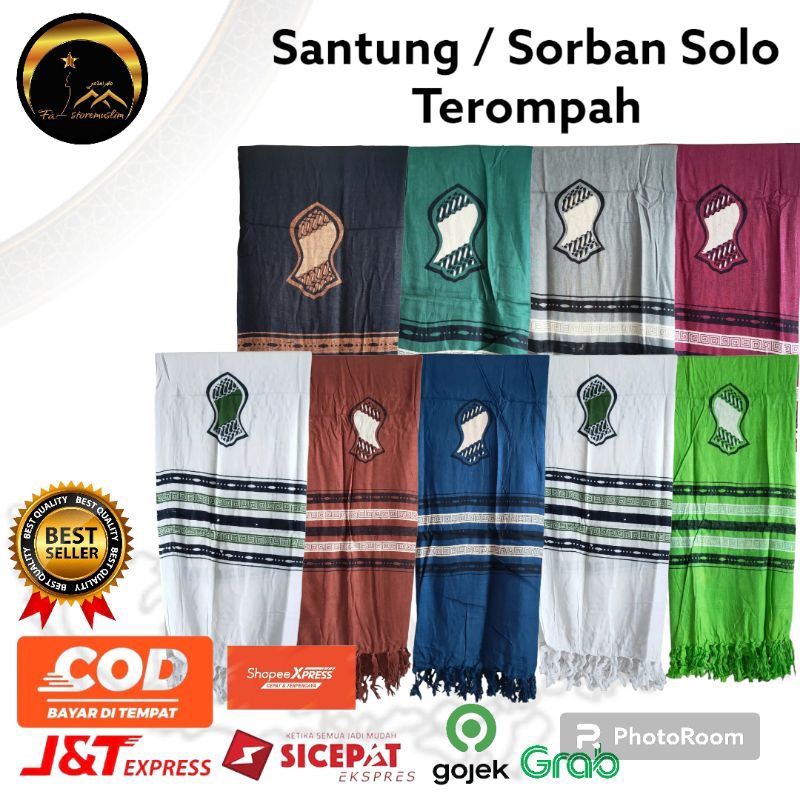 Jual Sorban solo Rida Sorban santung Sorban panjang | Shopee Indonesia
