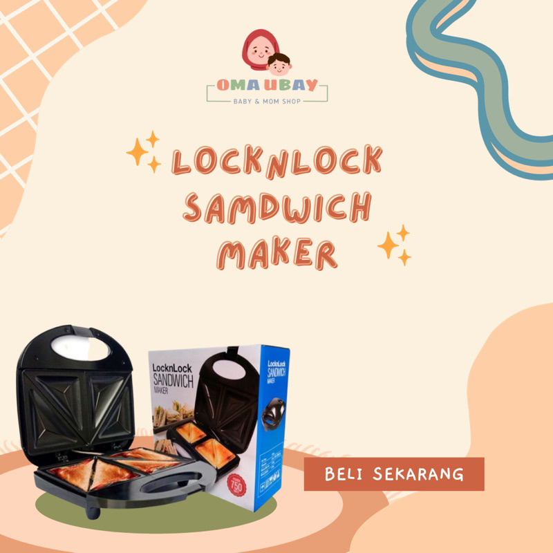 Jual LockNLock Sandwich Maker Pemanggang Roti | Shopee Indonesia