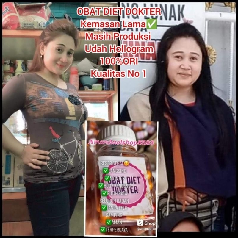 Jual (AMPUH) OBAT DIET DOKTER ORIGINAL KEMASAN LAMA PELANGSING TUBUH ...
