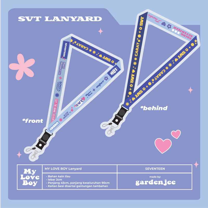 Jual MY LOVE BOY Seventeen Lanyard for CARAT | Shopee Indonesia