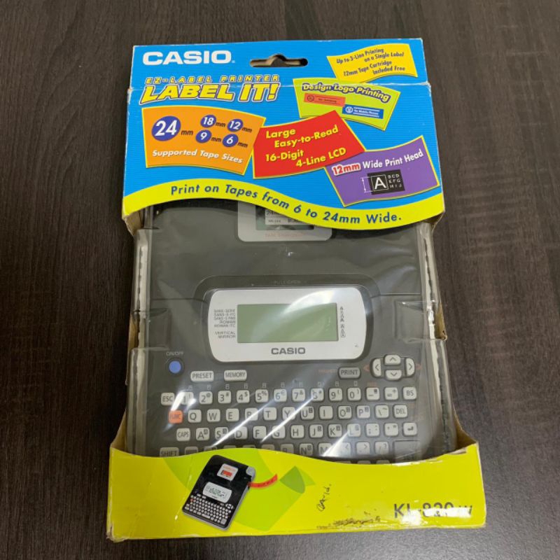 Jual Casio Label Printer KL-820 - Mesin Label Printer Casio KL 820 ...