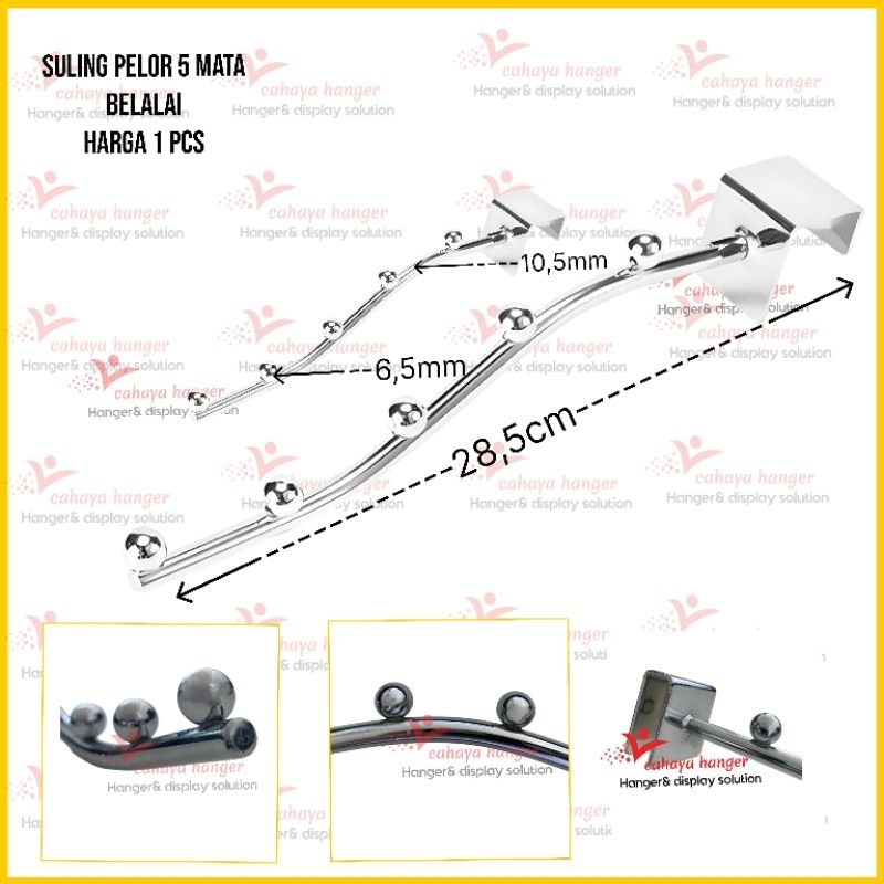 Jual hanger suling pelor pipa kotak 5 mata suling pelor cantolan pipa ...