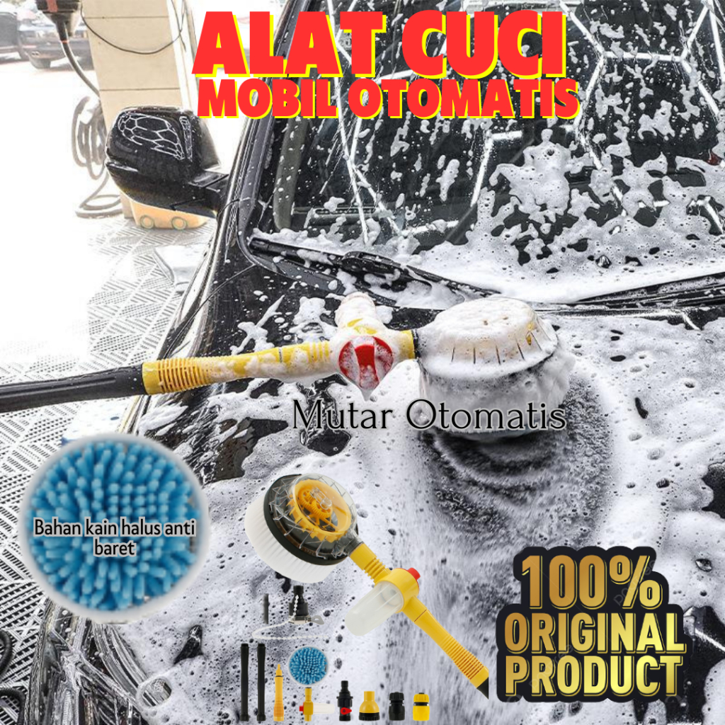 Jual Sikat Cuci Mobil Busa Otomatis Sikat Putar Otomatis Anti Baret ...