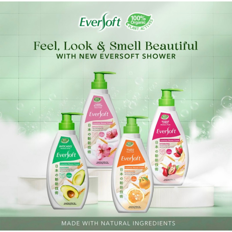 Jual Eversoft Luxurious Shower Cream 650gr | Shopee Indonesia