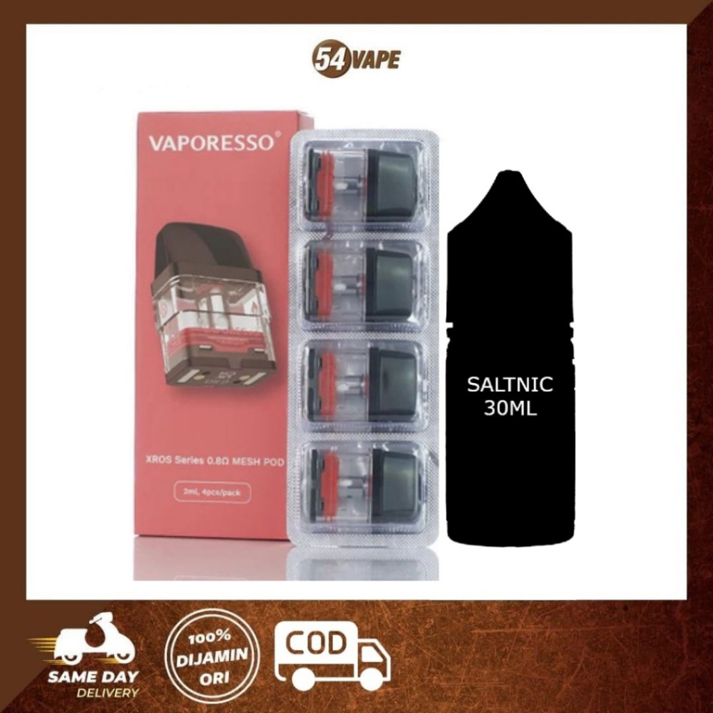 Jual CARTRIDGE XROS PERPACK + LIQUID SALT 30ML | Shopee Indonesia