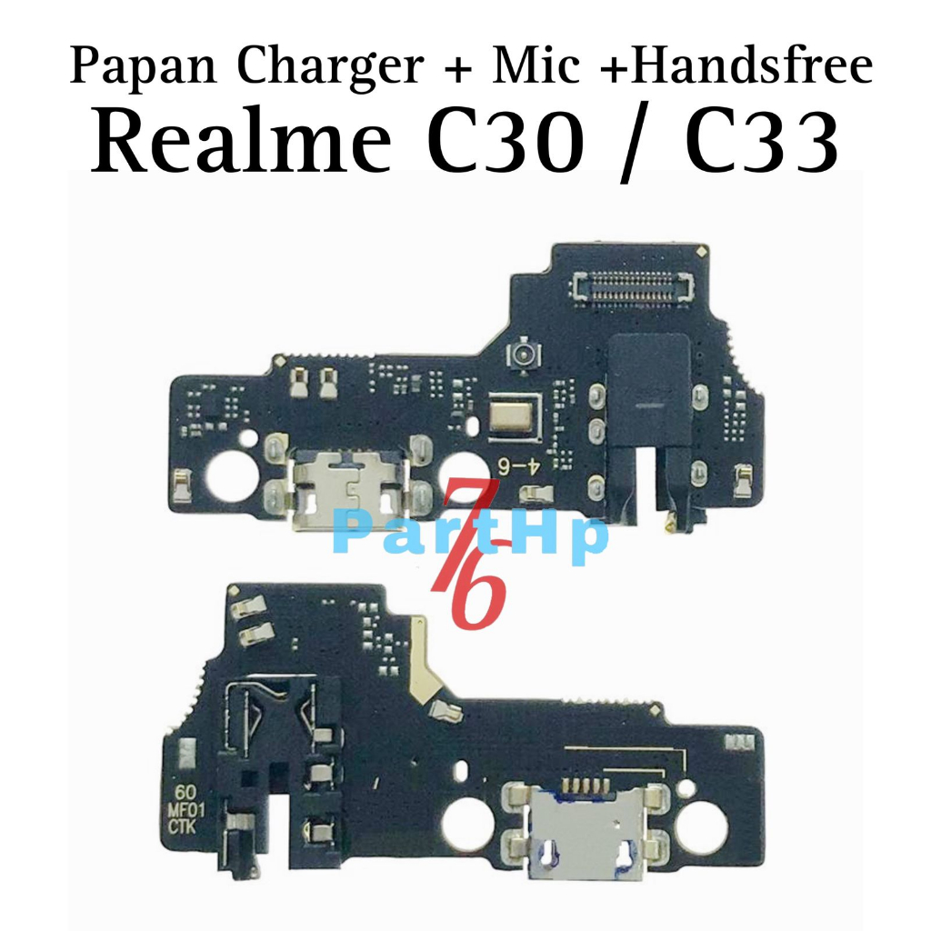 Jual Papan PCB Charger & Mic & Handsfree Realme C30 / C33 / Narzo 50 ...