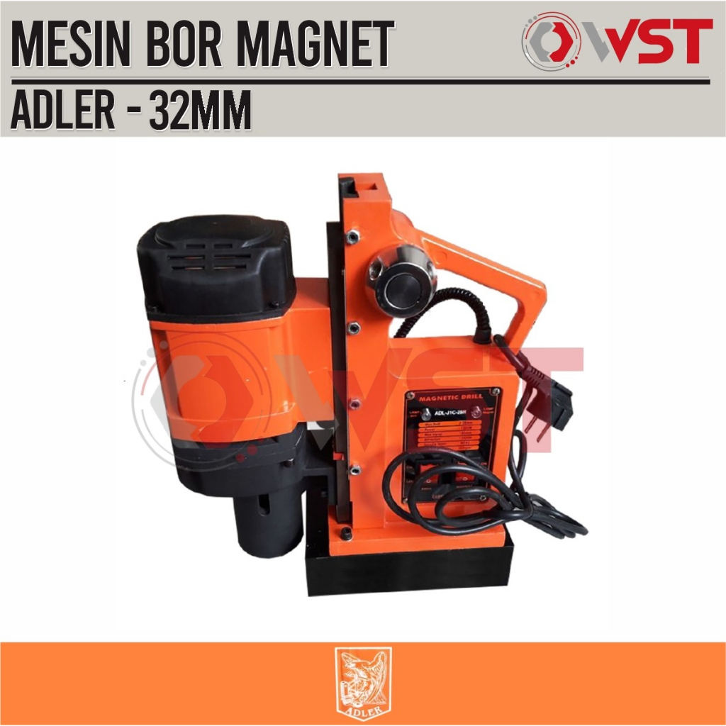 Jual Adler Mesin Bor Magnet 32mm / ADL-J1C-32N Magnetic Drill 32 mm ...