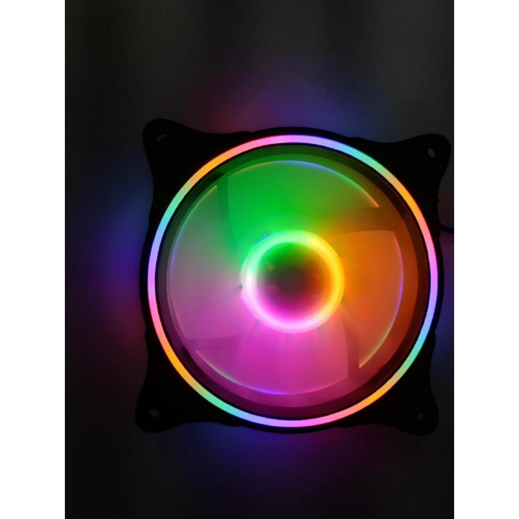 Jual FAN CASING 12CM DOUBLE RING RGB | Shopee Indonesia